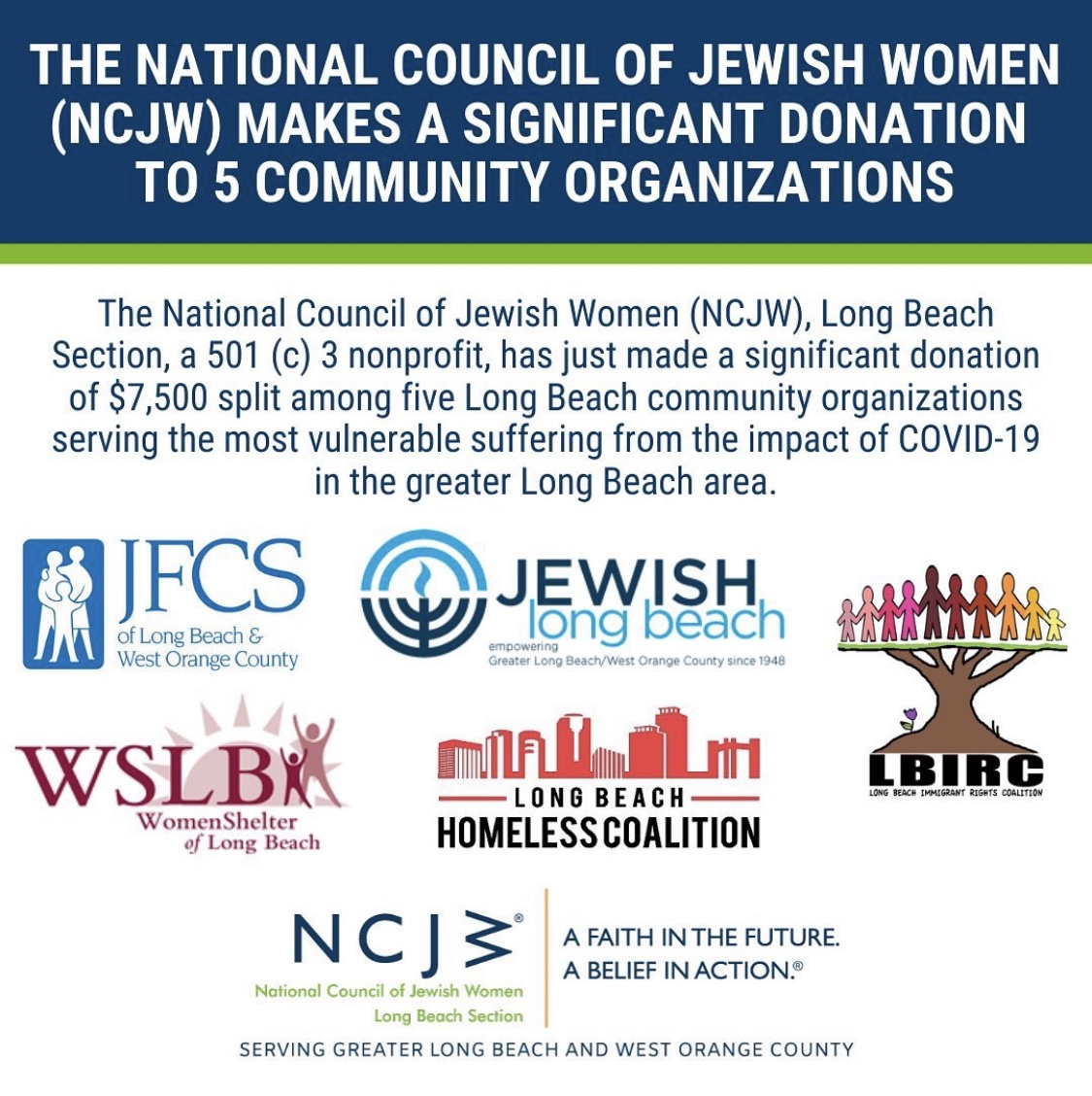 The National Council of Jewish Women (NCJW) Donates $1,500 to WSLB ...